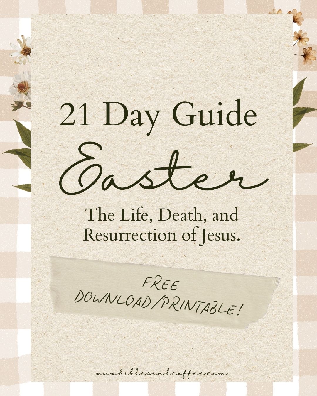 21 Day Easter Bible Reading Plan | Free Printable PDF – Bibles and Coffee