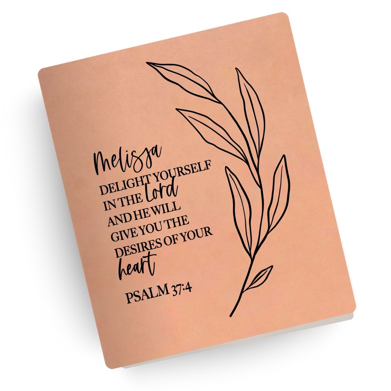 Personalized Psalm Engraved Bible - Custom Leather Bible – Bibles and ...