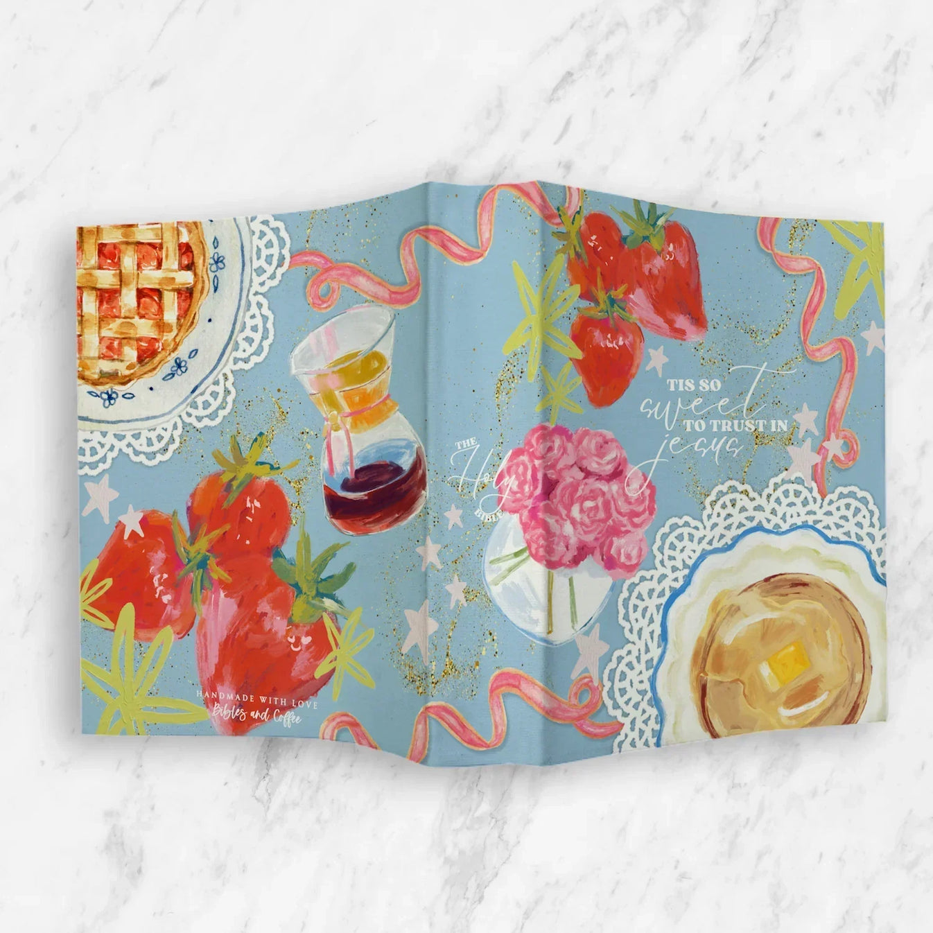 Berry Sweet Canvas Bible - Custom Canvas Bible – Bibles and Coffee