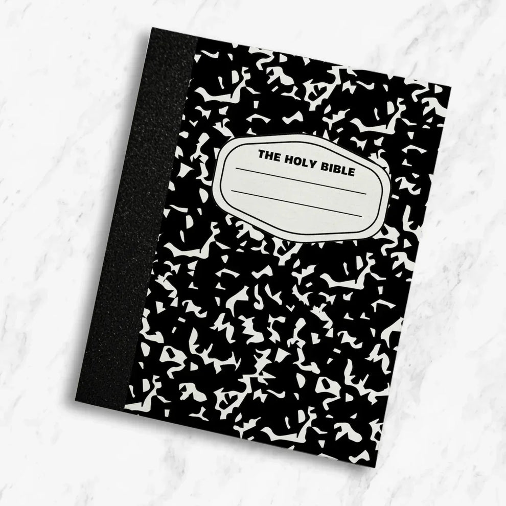 Blank Composition Canvas Bible – Bibles and Coffee