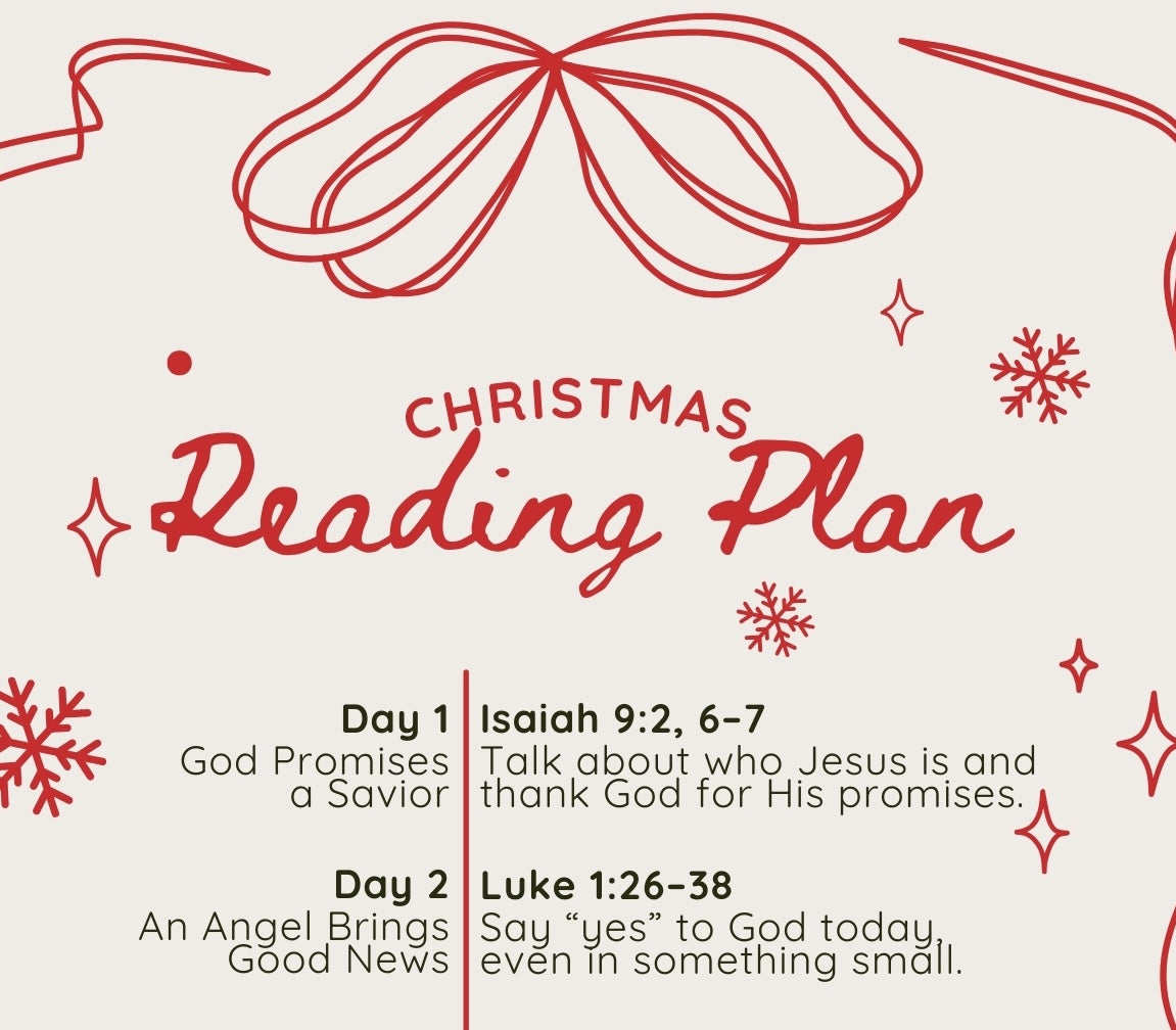 2025 Christmas Reading Plan – Bibles and Coffee