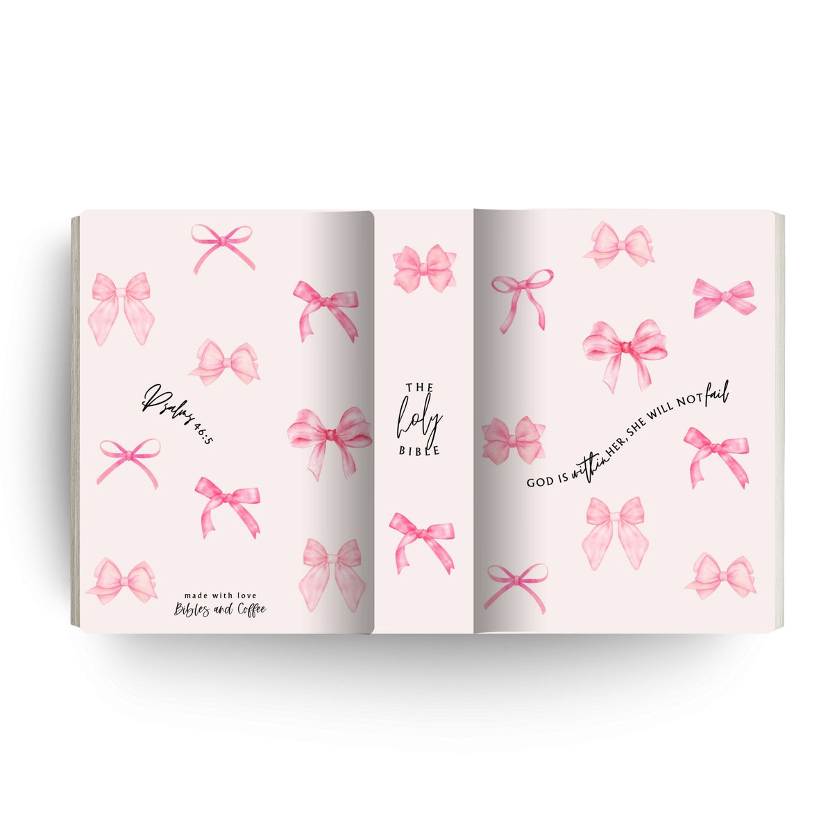 Pretty in Pink Canvas Bible - Custom Canvas Bible – Bibles and Coffee