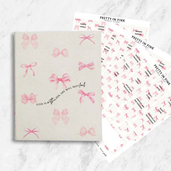 Pretty in Pink Canvas Bible – Personalized Custom Bibles – Bibles and ...