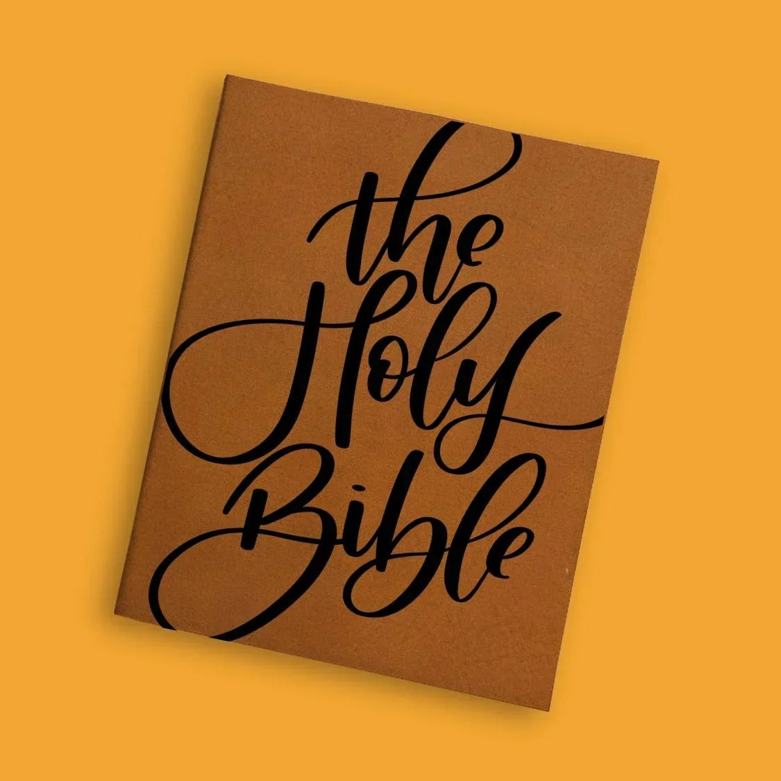 Holy Bible "CURSIVE" Engraved Bible – Bibles and Coffee