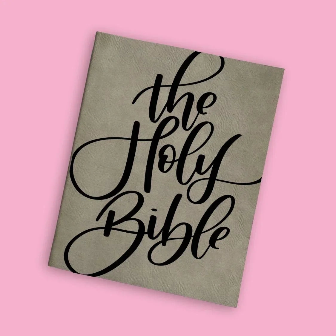 Holy Bible "CURSIVE" Engraved Bible – Bibles and Coffee