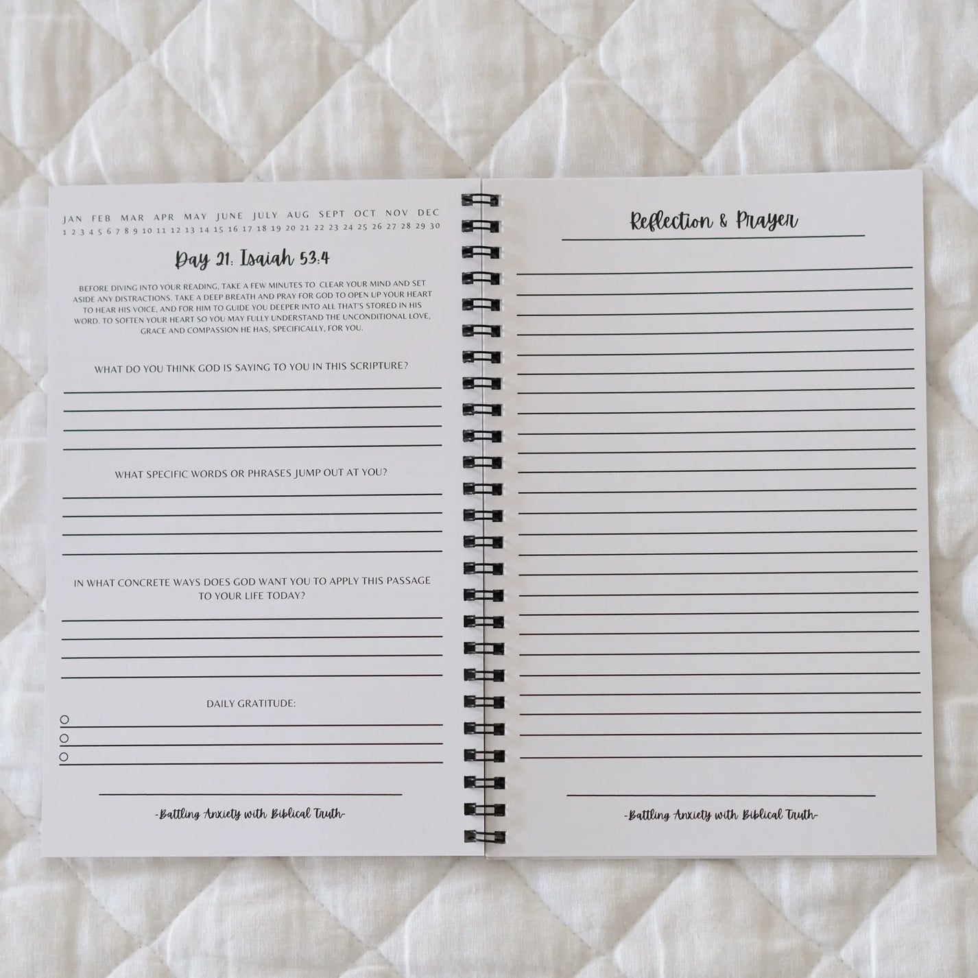 Battling Anxiety 30 Day Devotional Journal – Bibles and Coffee