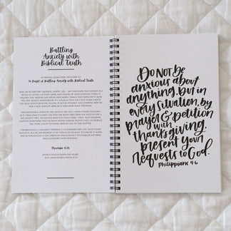 Battling Anxiety 30 Day Devotional Journal – Bibles and Coffee